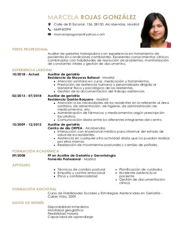 Plantilla currículum ingeniero de minas y ejemplos | miCVideal